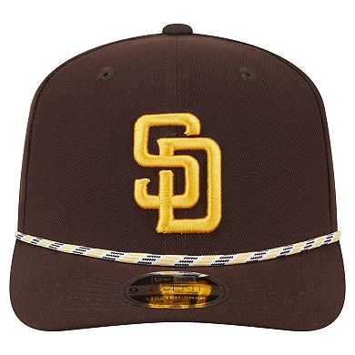Men's New Era Brown San Diego Padres Multi-Rope 9SEVENTY Stretch-Snap Hat