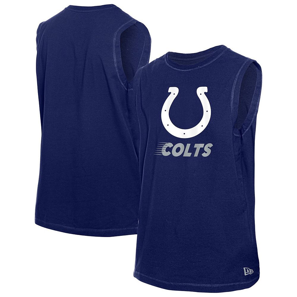 Men's New Era Royal Indianapolis Colts Leisure Collection Tank Top