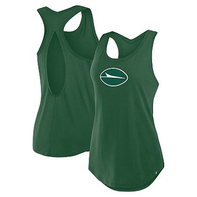 Women's Fanatics Green New York Jets Iron Fan Tank Top