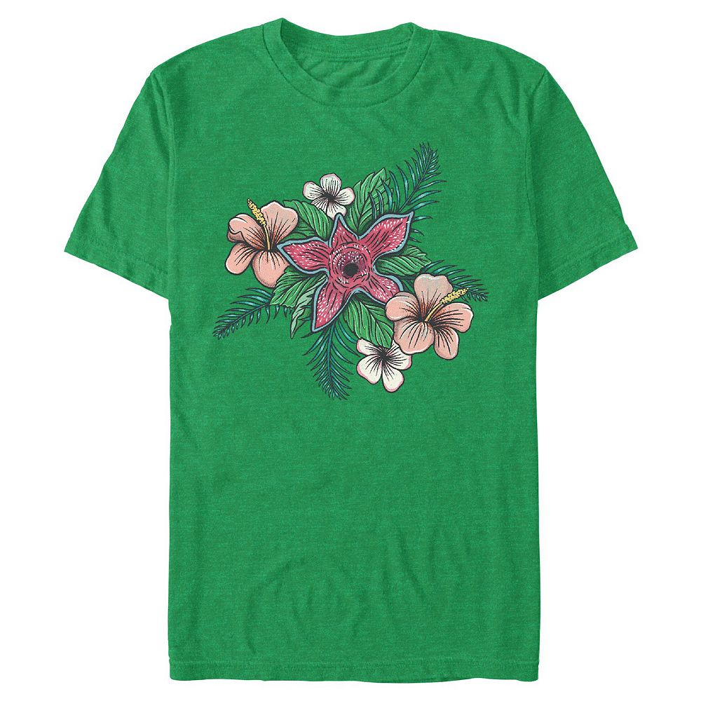 Big & Tall Floral Demogorgon Graphic Tee