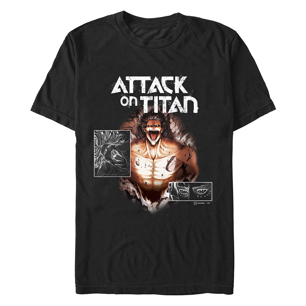 Men's Attack On Titan Scream Mode Graphic Tee