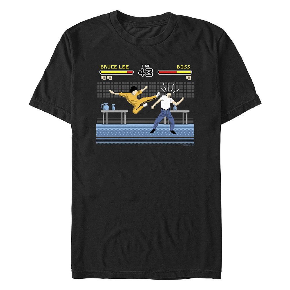 Men's Bruce Lee Arcade Game Graphic Tee