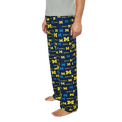 Men's Michigan Wolverines Mosaic Allover Print Knit Pants