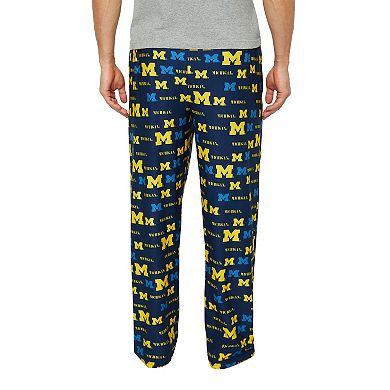 Men's Michigan Wolverines Mosaic Allover Print Knit Pants
