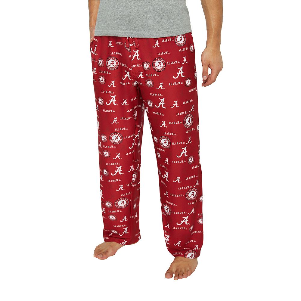 Men's Alabama Crimson Tide Mosaic Allover Print Knit Pants