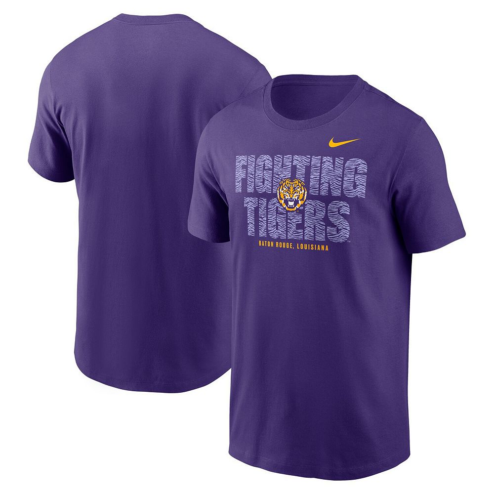 Men's Nike Purple LSU Tigers Campus Local T-Shirt