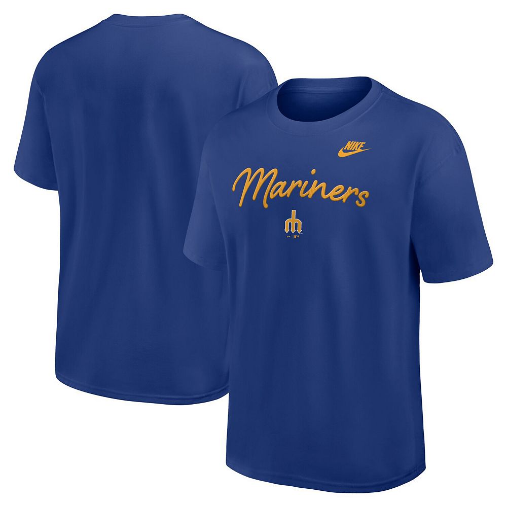 Men's Nike Royal Seattle Mariners Cooperstown Collection Max90 T-Shirt