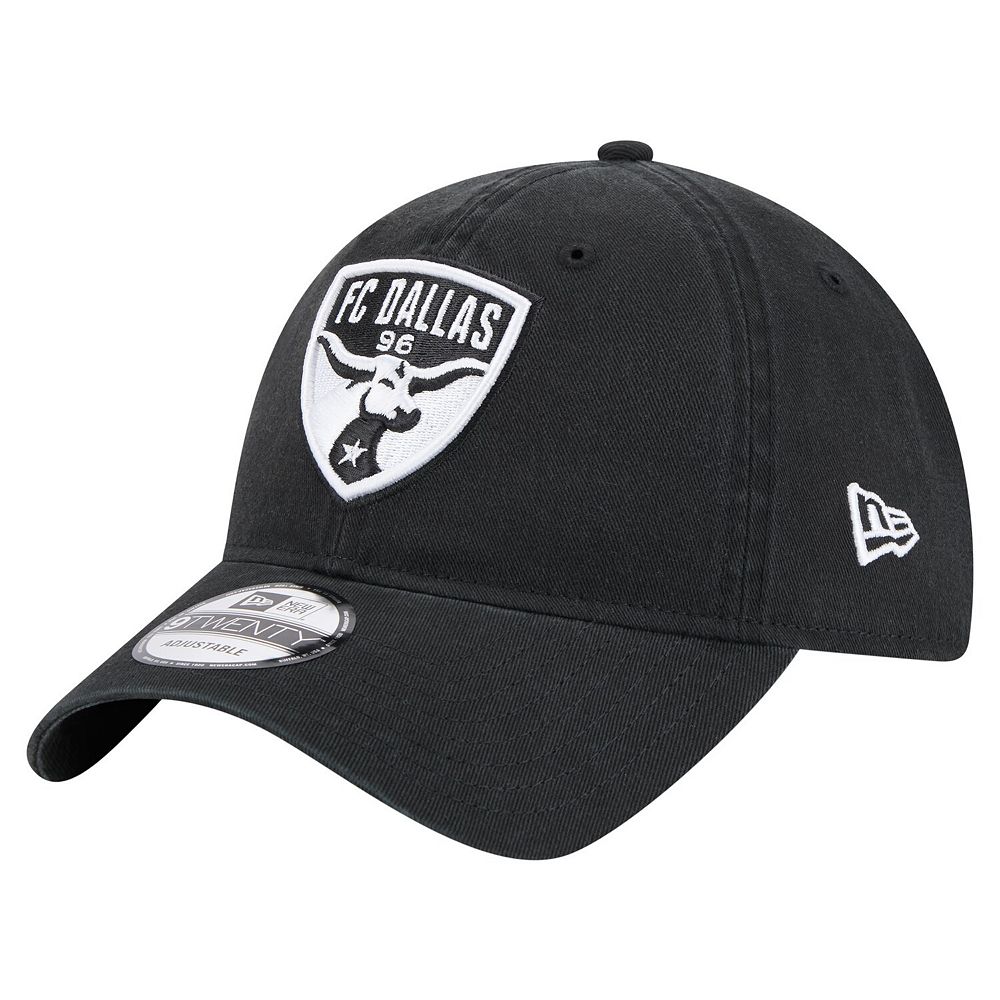 Men's New Era Black FC Dallas 2025 Kickoff 9TWENTY Adjustable Hat