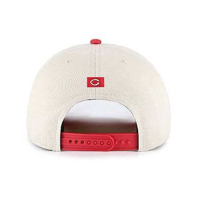 Men's '47 Cream/Red Cincinnati Reds Fiji Rope Hitch Adjustable Hat