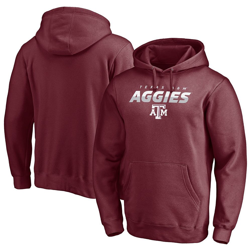 Men's Fanatics Maroon Texas A&M Aggies Block Party Elevate Play Fleece Pullover Hoodie