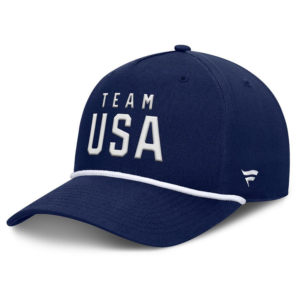 Men's Fanatics Navy Team USA Captain Rope Adjustable Hat