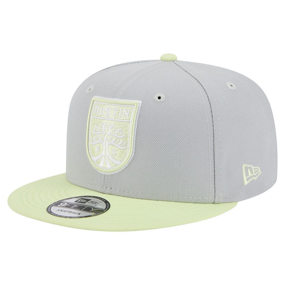 Men's New Era Gray Austin FC Color Pack Two-Tone 9FIFTY Snapback Hat