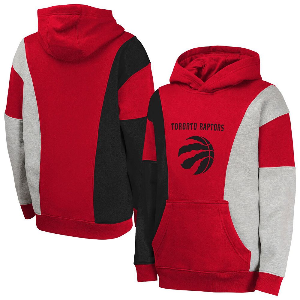 Youth Red Toronto Raptors Ace In the Hole Pullover Hoodie