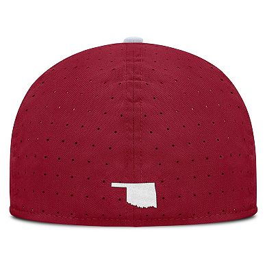 Men's Nike Crimson Oklahoma Sooners On-Field Dugout True Performance Fitted Hat
