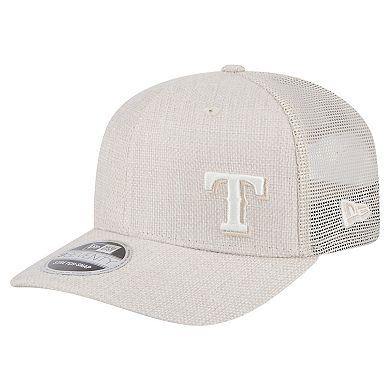 Men's New Era Light Beige Texas Rangers Flawless 9SEVENTY Stretch-Snap Hat