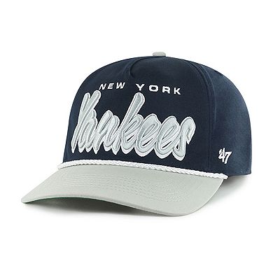 Men's '47 Navy New York Yankees Dropshadow Rope Hitch Adjustable Hat