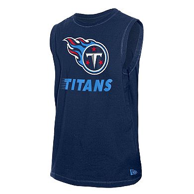 Men's New Era Navy Tennessee Titans Leisure Collection Tank Top