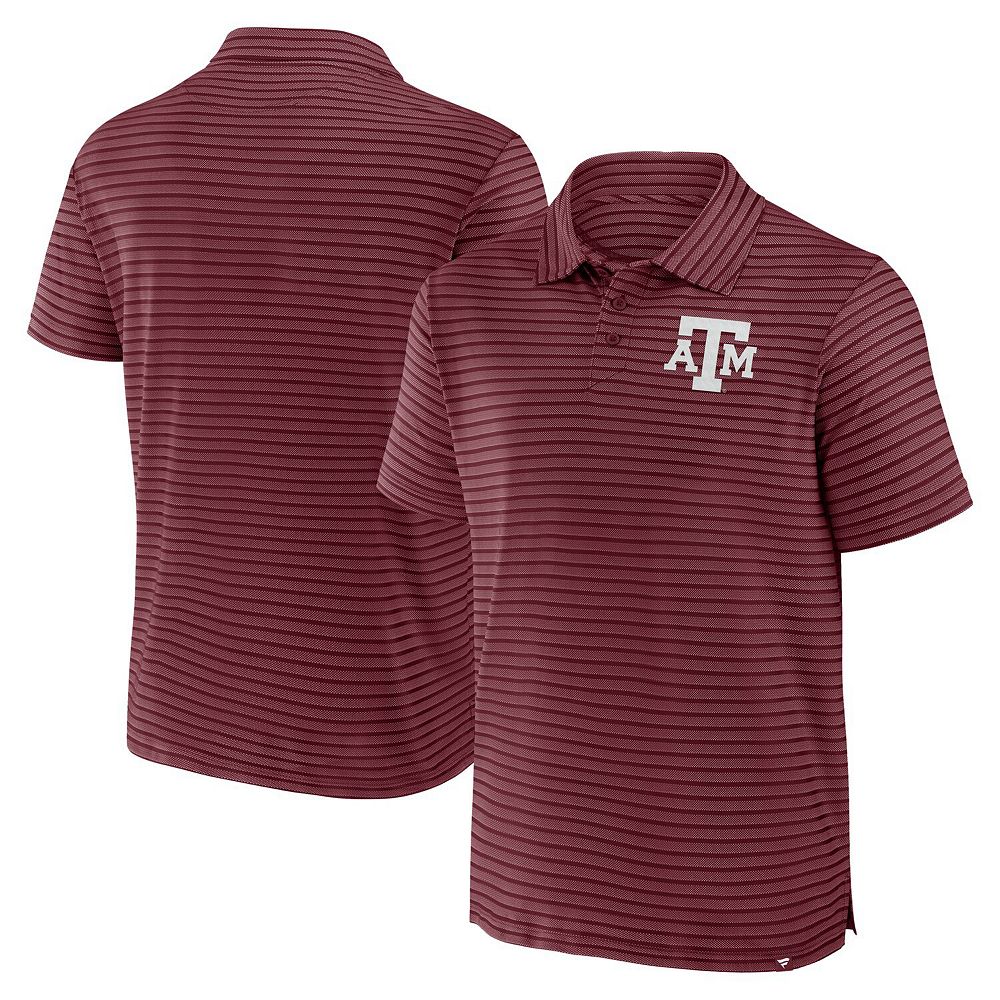 Men's Fanatics Maroon Texas A&M Aggies Victory Calls Stripe Polo