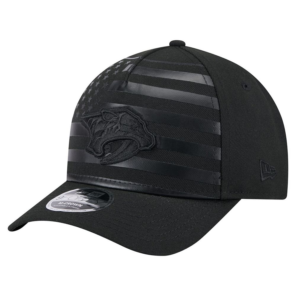 Men's New Era Black Nashville Predators Game Day Stealth Flag 9FORTY A ...