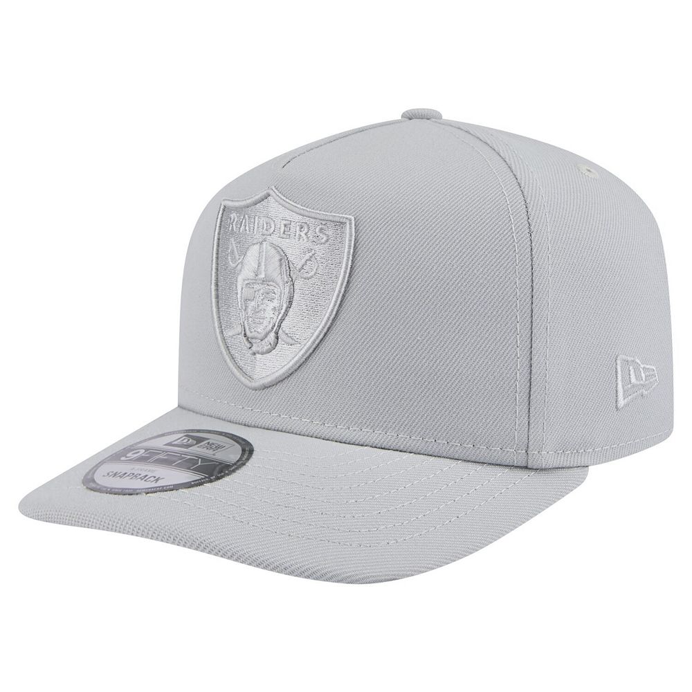 Men's New Era Gray Las Vegas Raiders Color Pack 9FIFTY Snapback Hat