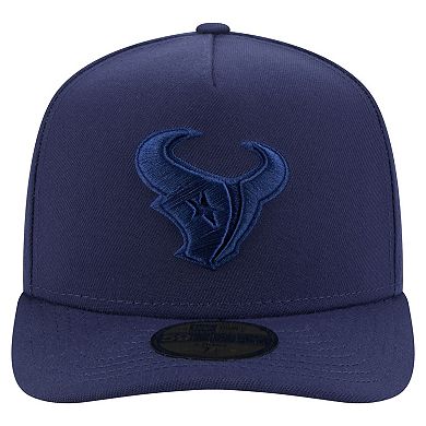 Men's New Era Navy Houston Texans Color Pack A-Frame 59FIFTY Fitted Hat