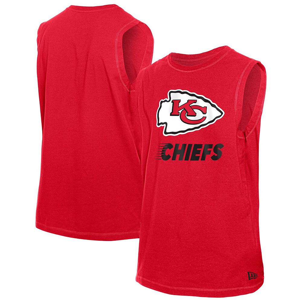 Men's New Era Red Kansas City Chiefs Leisure Collection Tank Top