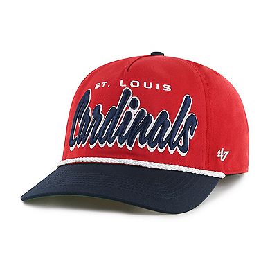 Men's '47 Red St. Louis Cardinals Dropshadow Rope Hitch Adjustable Hat