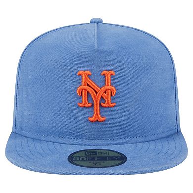 Men's New Era Blue New York Mets Championship Side Flag A-Frame 59FIFTY ...