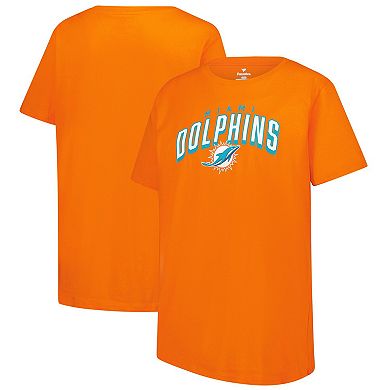 Women's Fanatics Orange Miami Dolphins Team T-Shirt