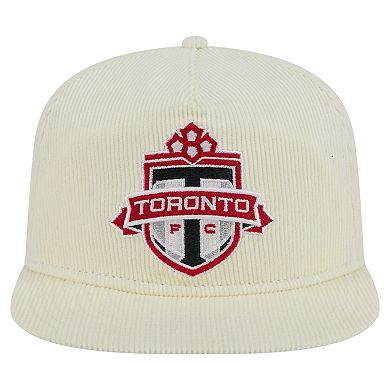 Men's New Era Cream Toronto FC 2025 Kickoff Snapback Golfer Hat