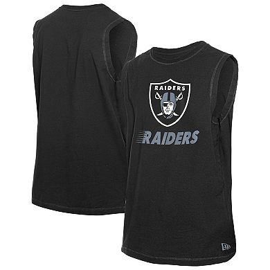 Men's New Era Black Las Vegas Raiders Leisure Collection Tank Top