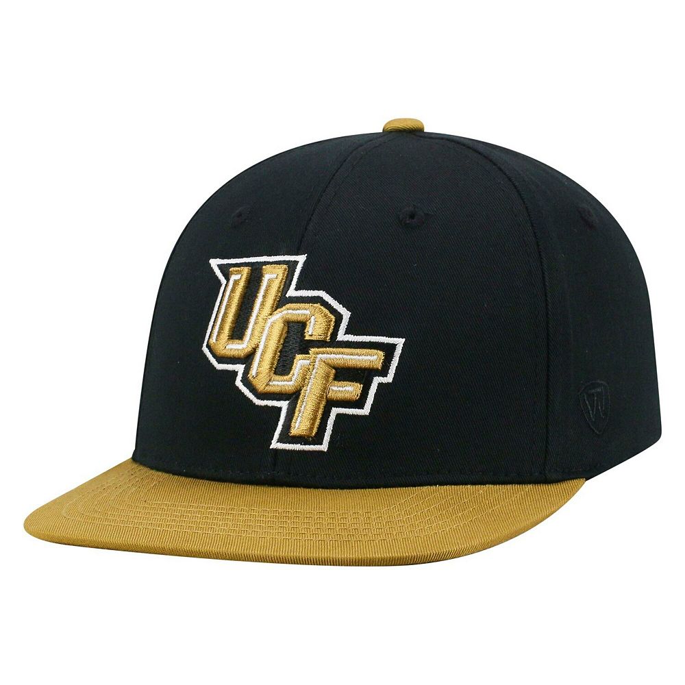 Youth Top of the World Gold/Black UCF Knights Maverick Snapback Hat