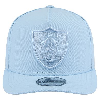 Men's New Era Light Blue Las Vegas Raiders Color Pack 9FIFTY Snapback Hat