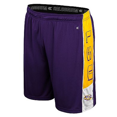 Men's Colosseum Purple LSU Tigers Quantum Shorts