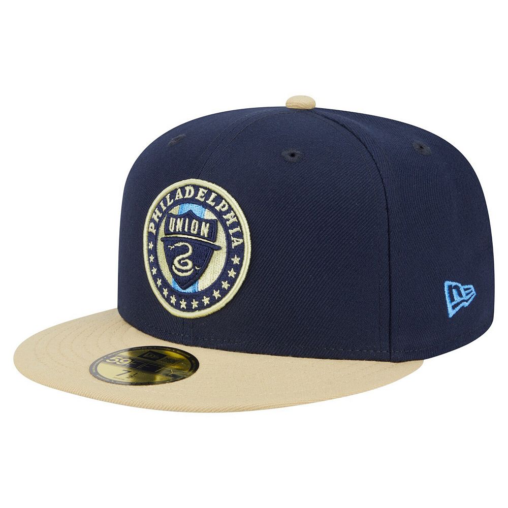 Men's New Era Navy Philadelphia Union 2025 Kickoff 59FIFTY Fitted Hat