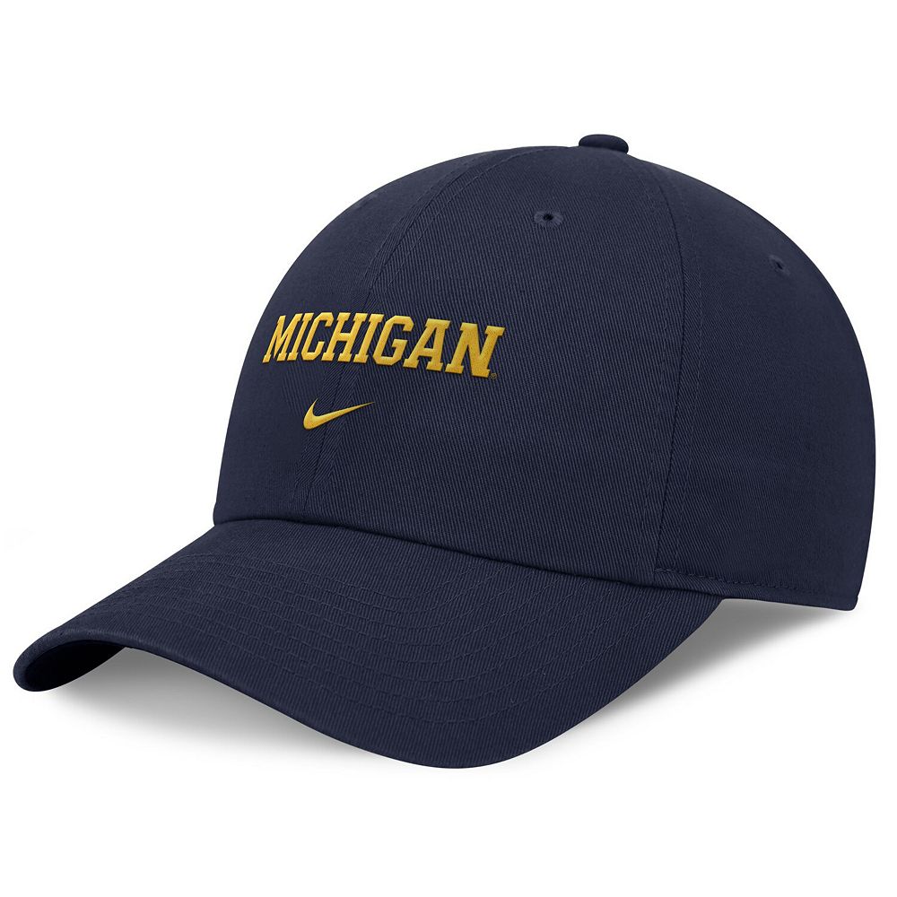 Men's Nike Navy Michigan Wolverines Club Adjustable Hat