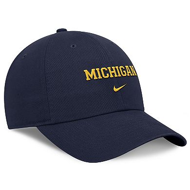 Men's Nike Navy Michigan Wolverines Club Adjustable Hat