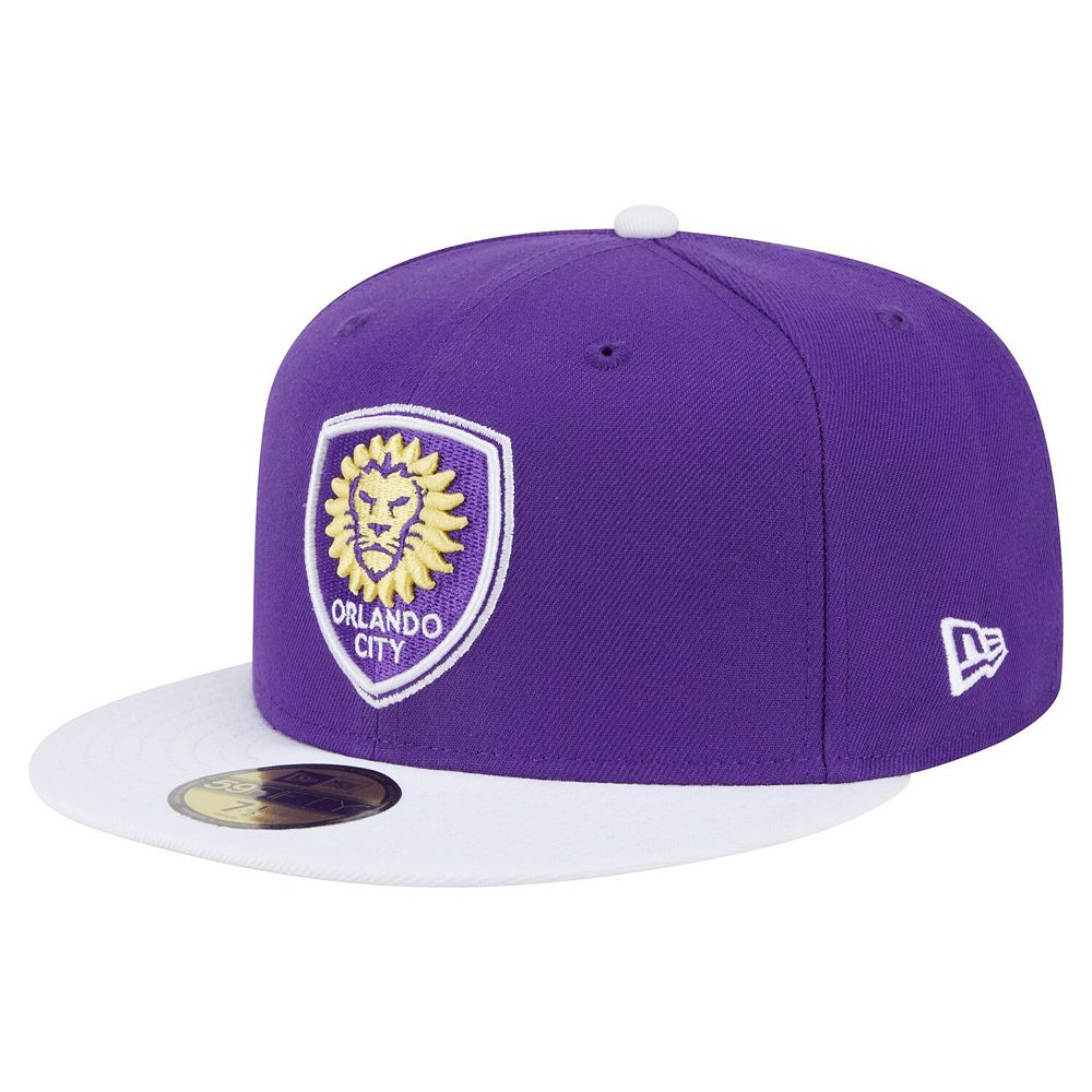 Men's New Era Purple Orlando City SC 2025 Kickoff 59FIFTY Fitted Hat