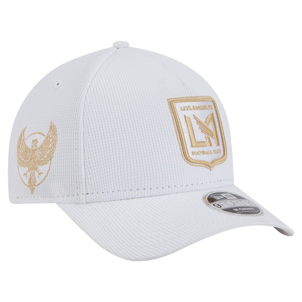 Men's New Era White LAFC 2025 Jersey Hook 9FORTY M-Crown Adjustable Hat