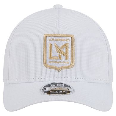 Men's New Era White LAFC 2025 Jersey Hook 9FORTY M-Crown Adjustable Hat