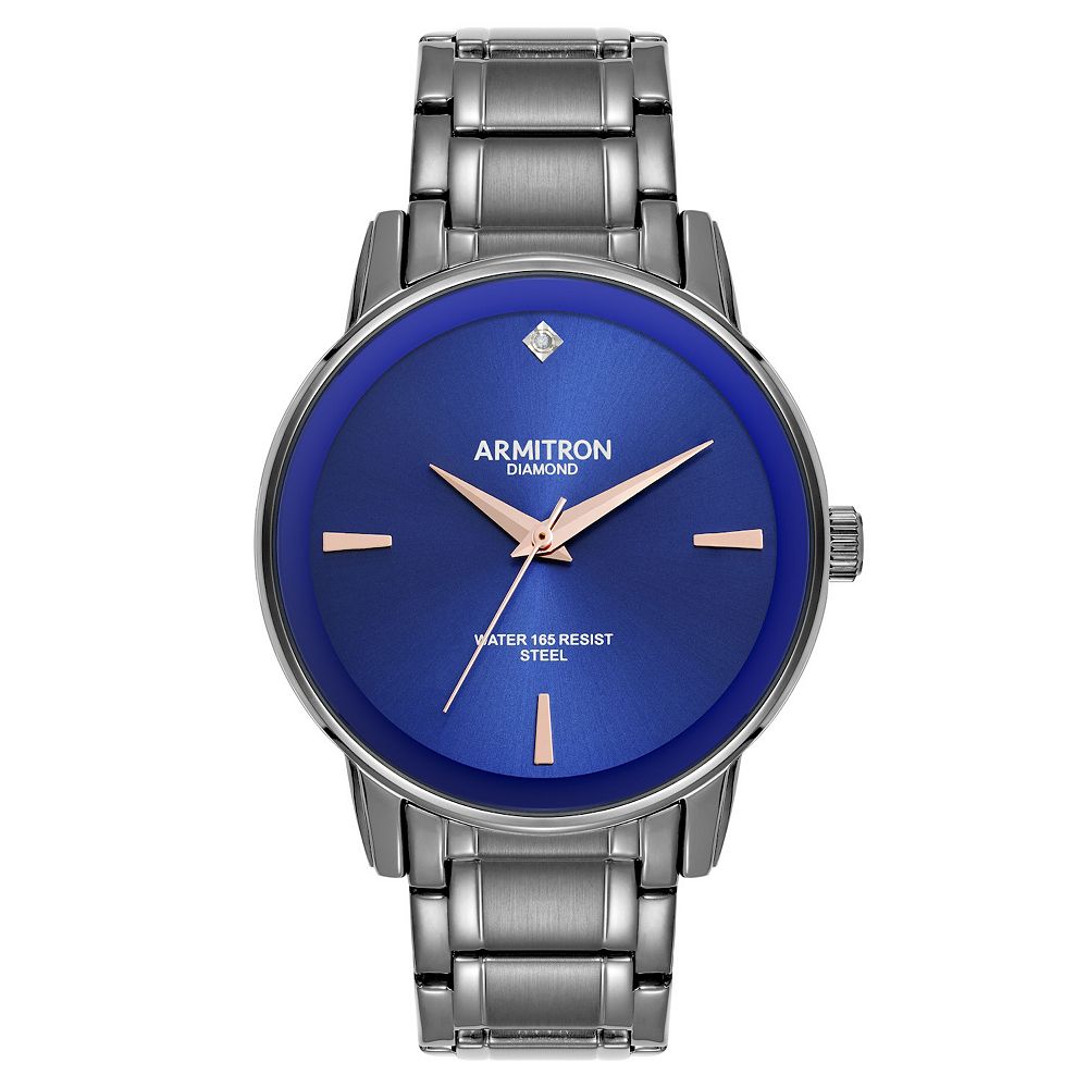 Armitron Men's Diamond Accent Dress Watch - 20-5263NVDG