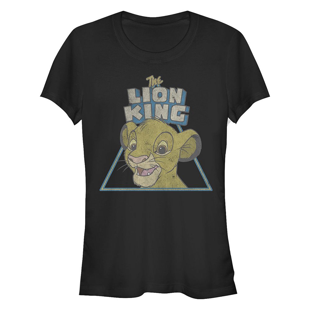 Disney's The Lion King Young Simba Self Portrait Juniors' Fitted ...