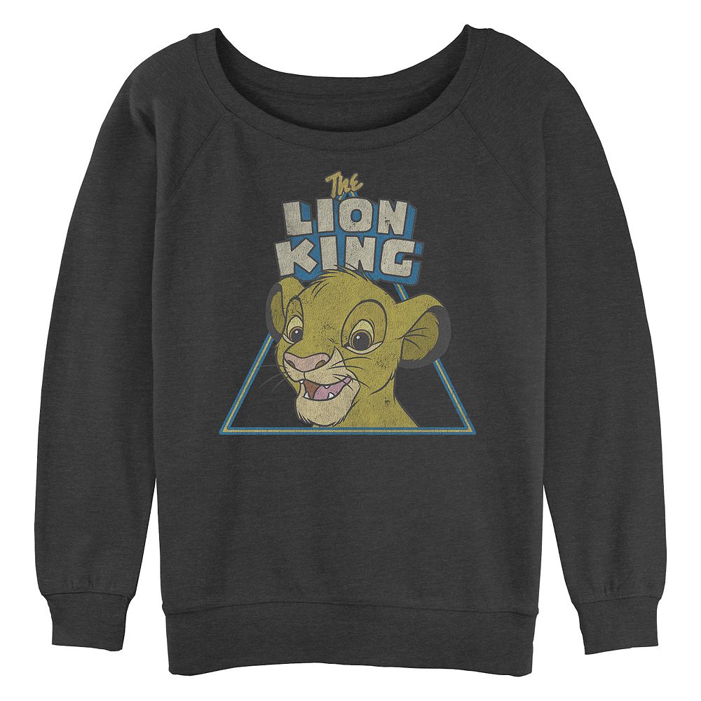 Disney's The Lion King Young Simba Self Portrait Juniors' Graphic Pullover