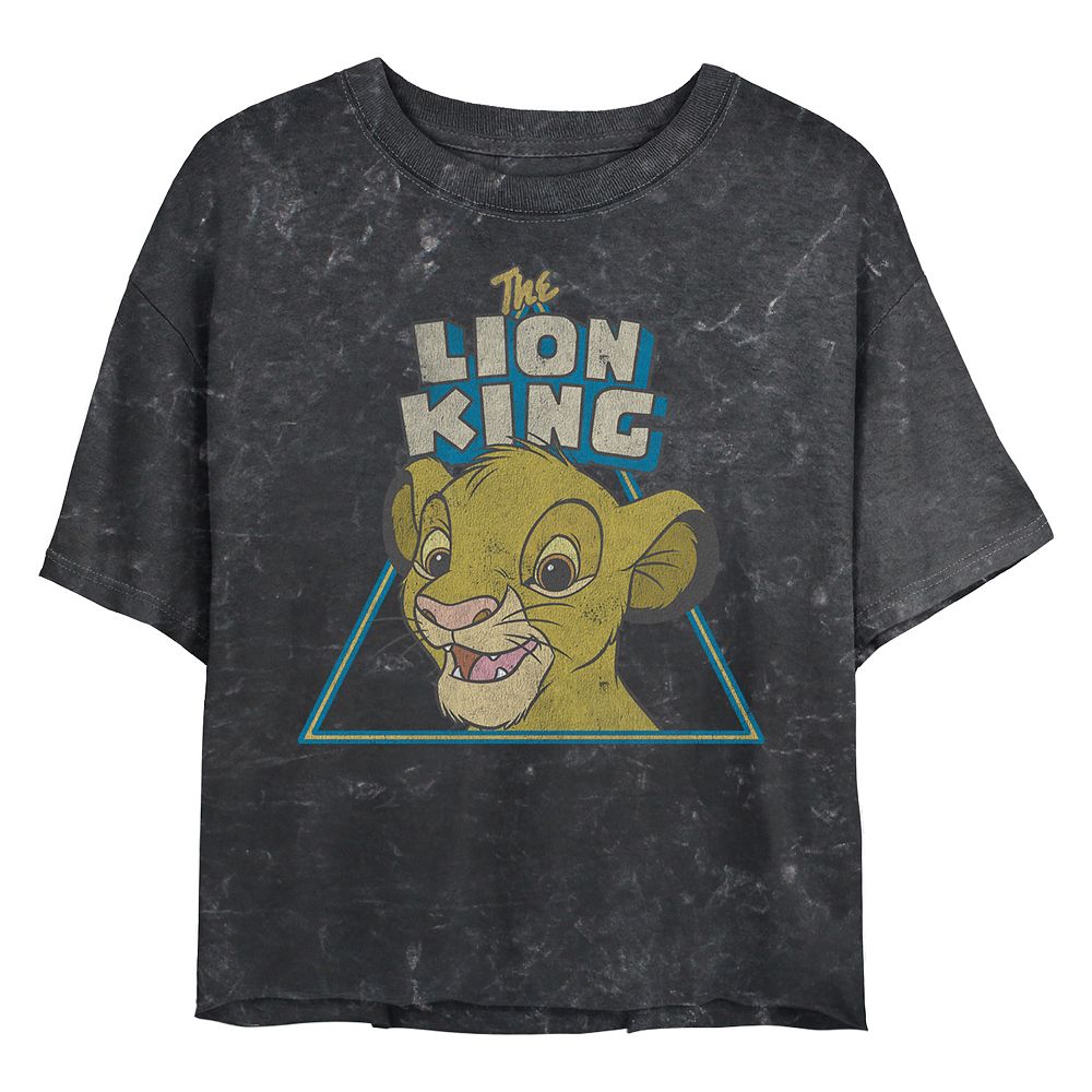Disney's The Lion King Young Simba Self Portrait Juniors' Cropped ...