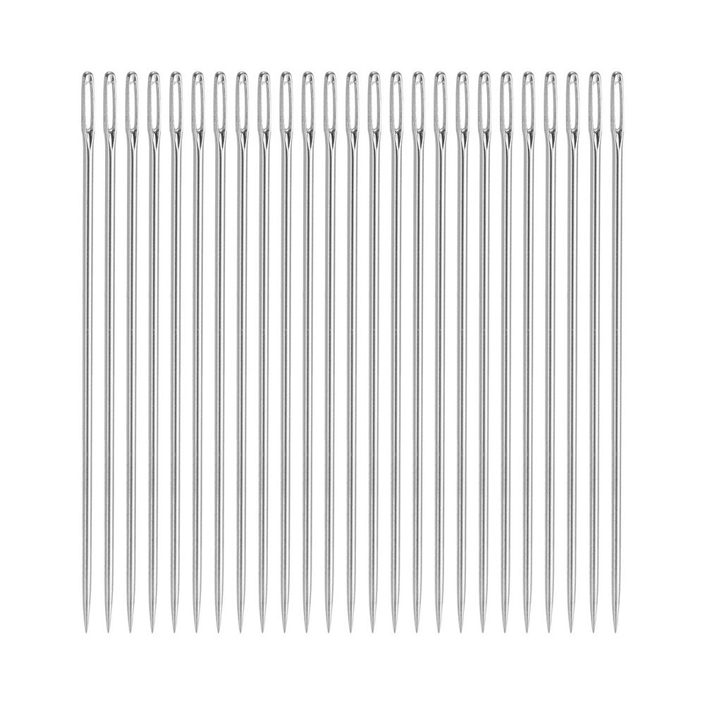 25Pcs Hand Sewing Needles, 2 Inch Length Large Eye Stitching Needles ...