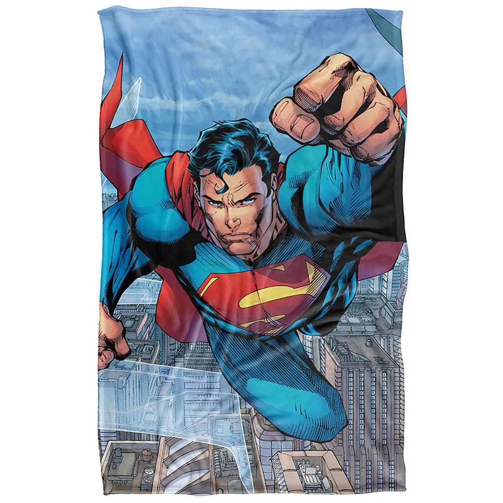 DC Comics Superman Blue Sky Fleece Touch Blanket