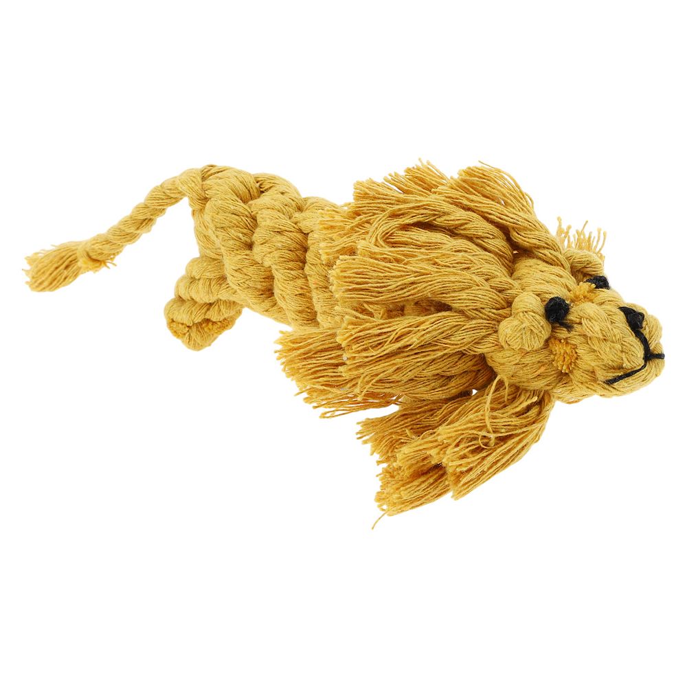 Puppy Teethings Chewer, Lion Shape Dog Chew Rope, Braided Cotton Teeth ...