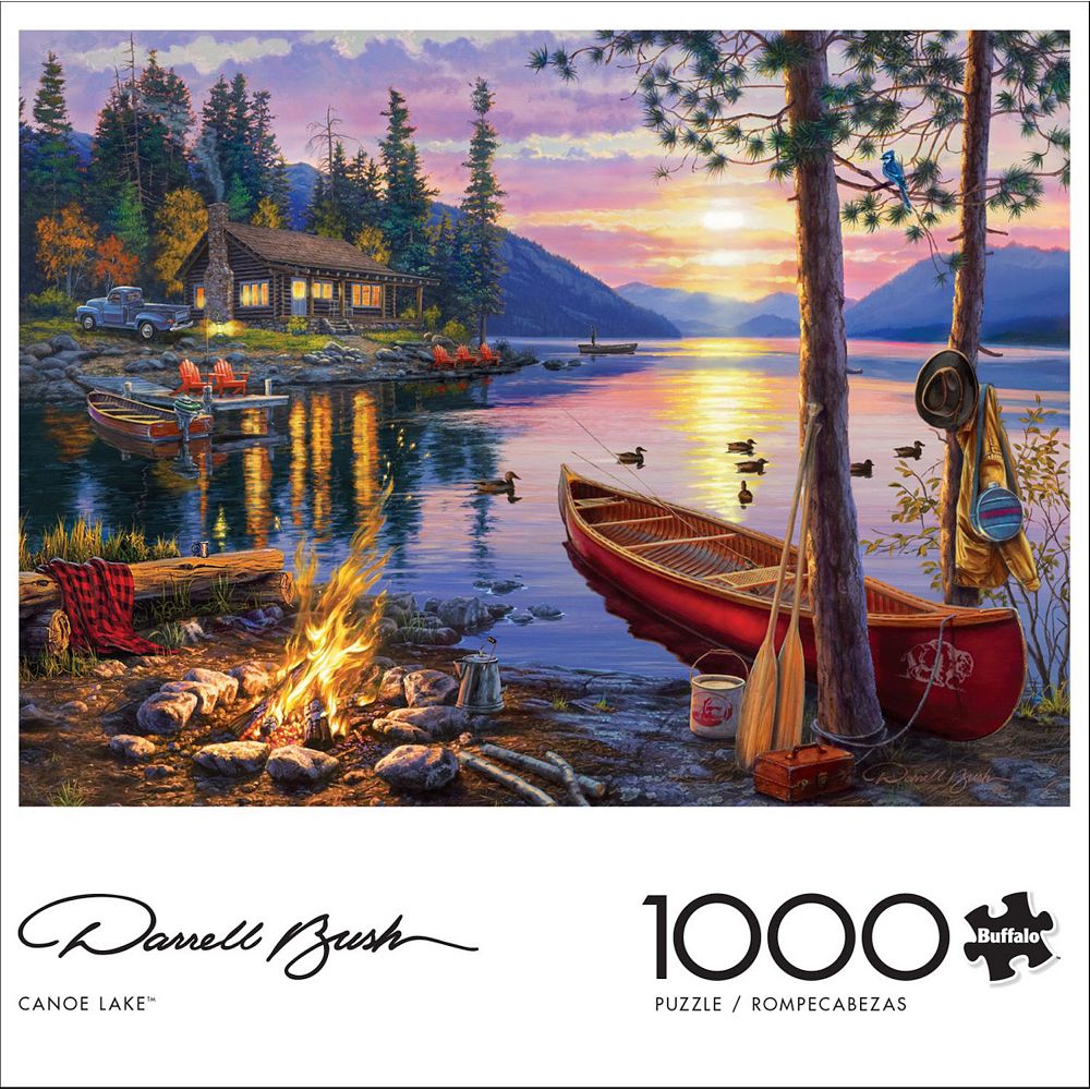 Buffalo Games Canoe Lake Jigsaw Puzzle (1000 Pieces)