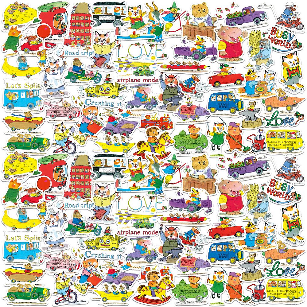 Richard Scarry Anniversary Stickers Variety Pack