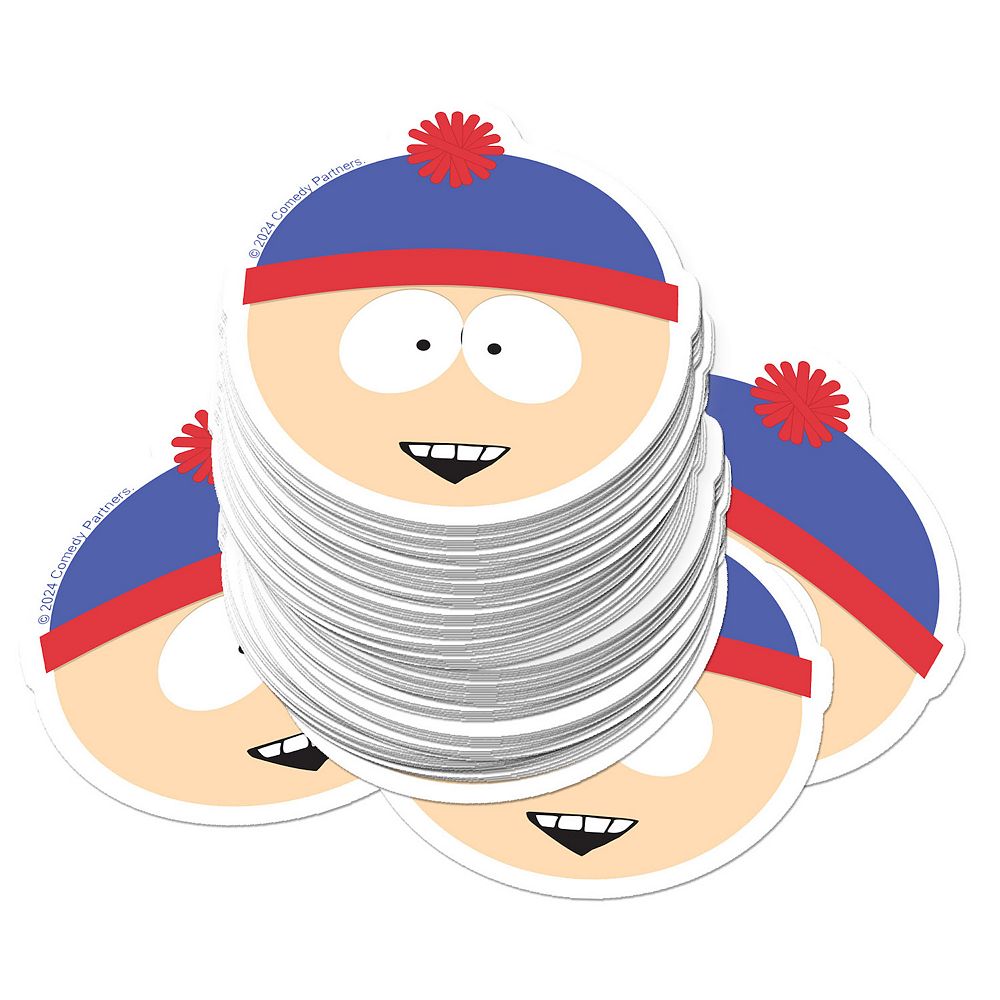 South Park Stan Face Stickers Variety Pack